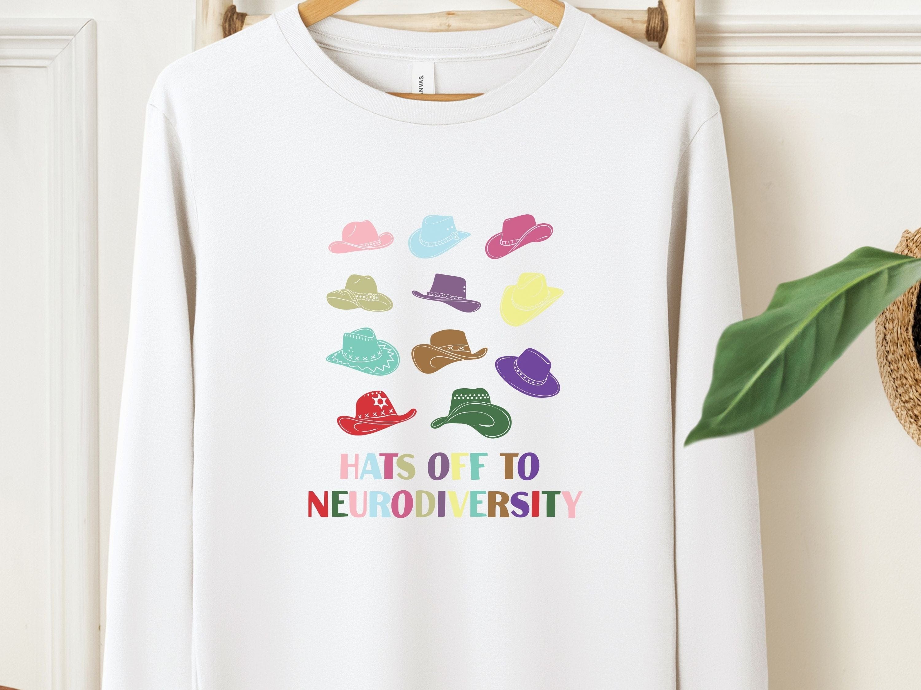 Hats off to Neurodiversity Long Sleeve T-Shirt – Daily Bloom